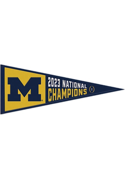 Michigan Wolverines 2023 College Football National Champion 13x32 ...
