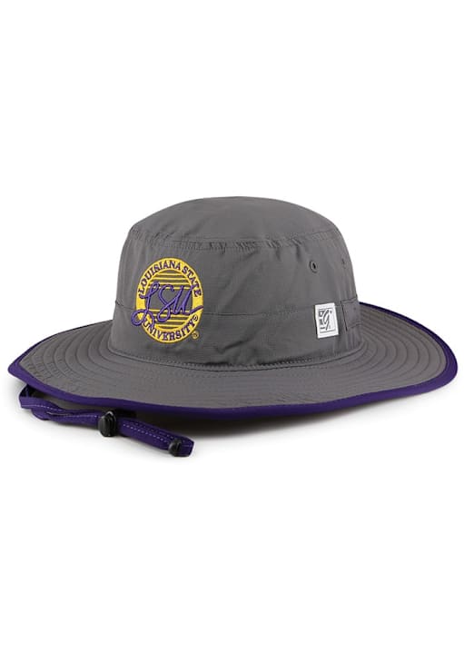 LSU Tigers GRAY Circle Boonie Bucket Hat - 11480205
