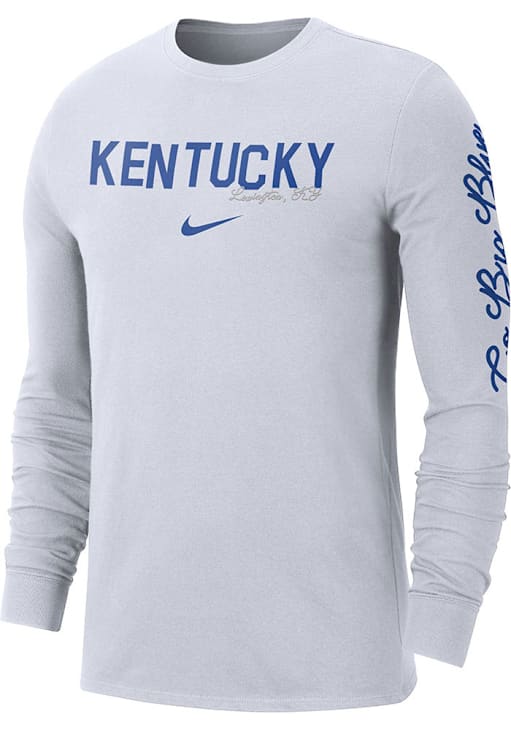 Nike Kentucky Wildcats Varsity Game Long Sleeve T Shirt White - 125502333