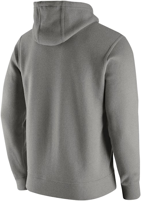 Nike Arkansas Razorbacks Club Fleece Logo Hoodie - Grey