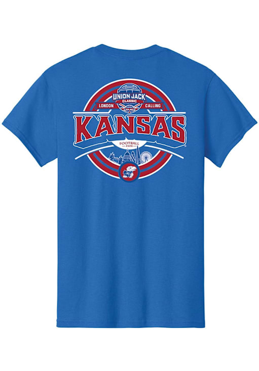 Summit Sportswear Kansas Jayhawks ROYAL Union Jack Football Classic ...