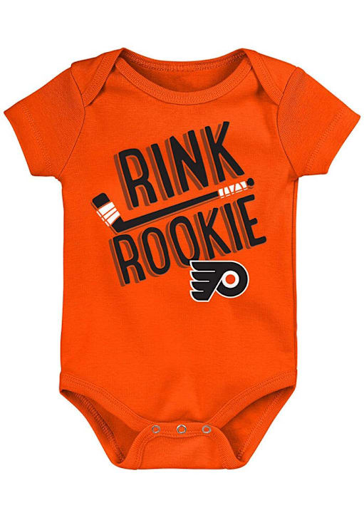 Philadelphia Philadelphia Flyers ORANGE Baby Rink Rookie One Piece ...