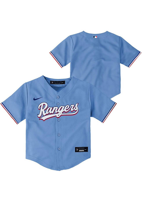 Texas Rangers Nike Toddler Light Blue Alternate 3 Baseball Jersey