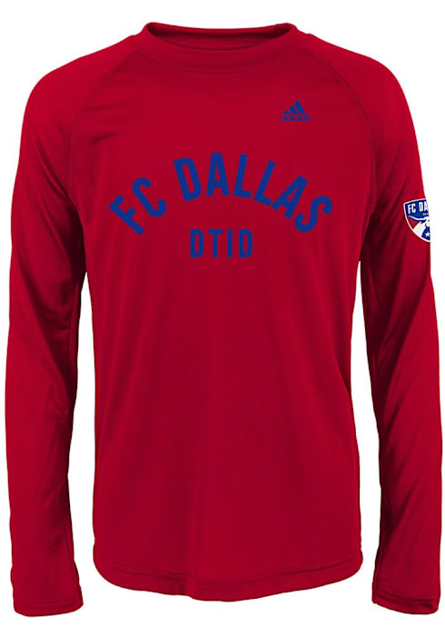 FC Dallas Youth Red Squared Ring Long Sleeve Tee
