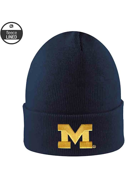 Michigan Wolverines LogoFit BLUE South Pole Knit Hat - 13920717