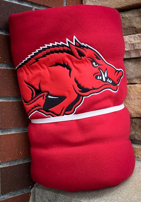 Arkansas Razorbacks Team Logo Sweatshirt Blanket