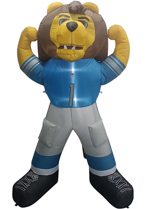 Detroit Lions BLUE Outdoor Inflatable 7ft Mascot - 1416660