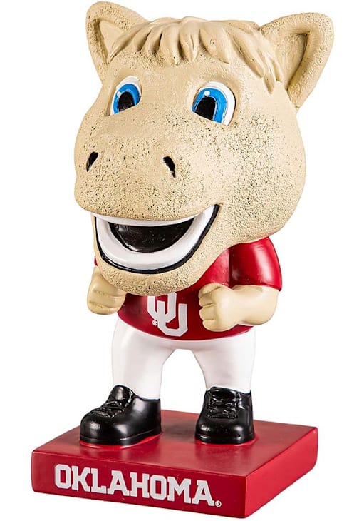 Oklahoma Sooners CRIMSON 6 Inch Little Big Head Mascot Figurine - 1417039