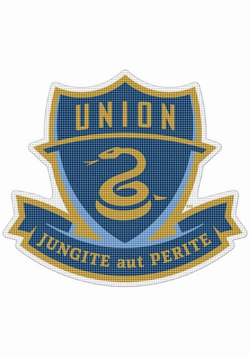 Philadelphia Union 12x12 Perforated Auto Decal - Navy Blue