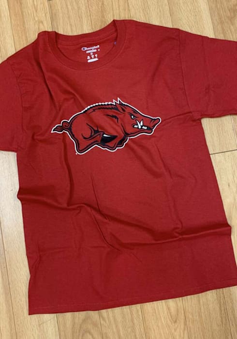 Razorbacks Big Logo Short Sleeve T Shirt