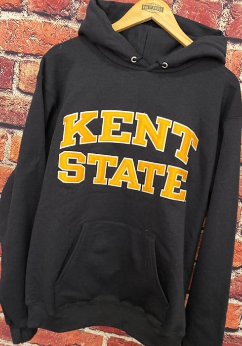 Champion Kent State Golden Flashes Fleece Hoodie - Navy Blue