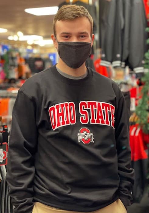 Champion Ohio State Buckeyes Powerblend Sweatshirt - Black