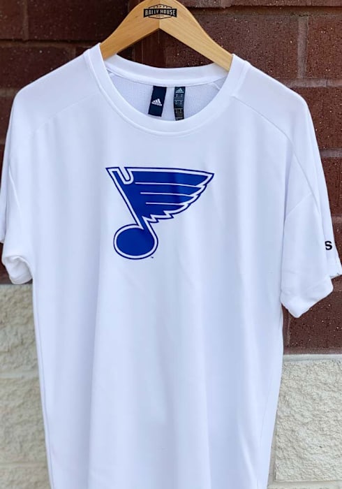 Adidas Blues Team Logo Short Sleeve T Shirt