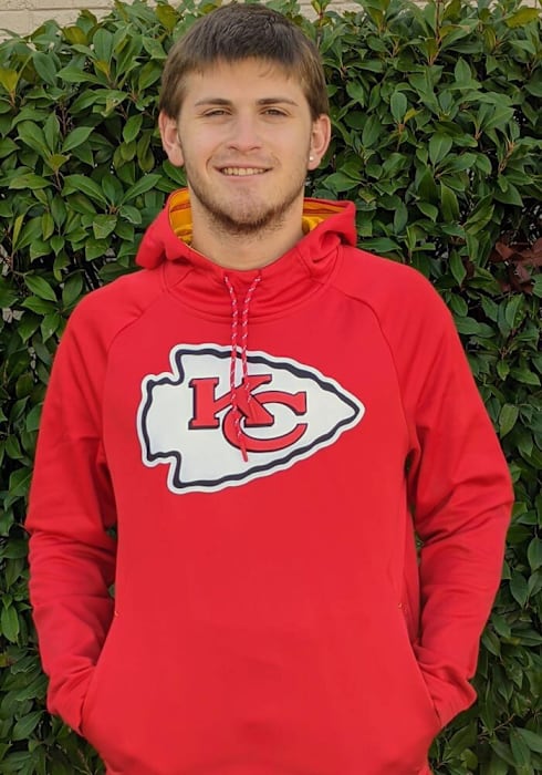 Kansas City Chiefs Zubaz Red French Terry Lightweight Hood