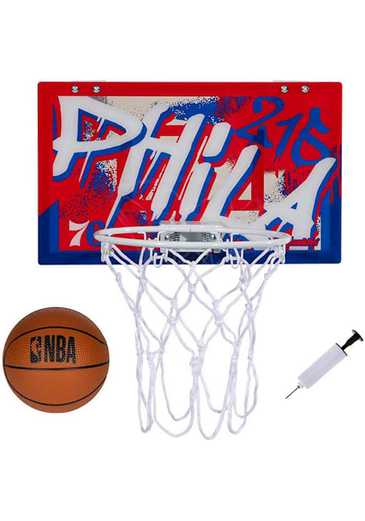 Philadelphia 76ers BLUE Mini Over The Door Hoops Basketball Set - 1540053