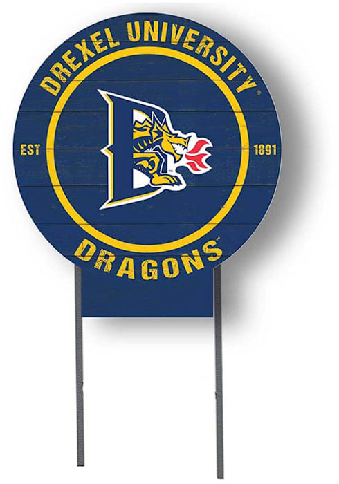 Drexel Dragons 20x20 Color Logo Circle Yard Sign