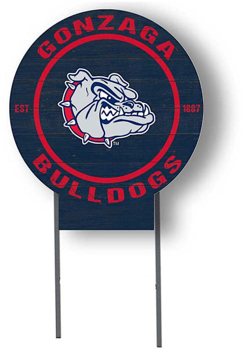 Gonzaga Bulldogs 20x20 Color Logo Circle Yard Sign