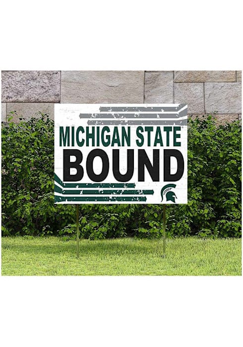 Michigan State Spartans 18x24 Retro School Bound Yard Sign