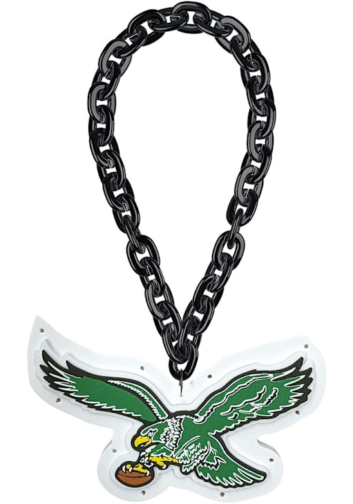 Philadelphia Eagles KELLYGREEN Big Logo Light Up Spinner Chain Spirit ...