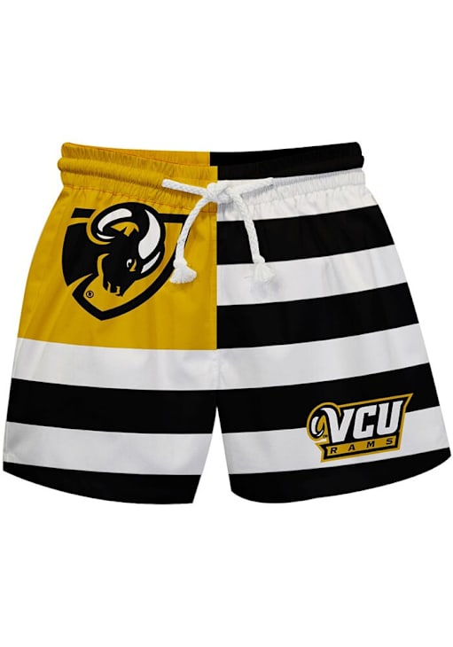Vive La Fete VCU Rams Baby BLACK Flag Swim Trunks
