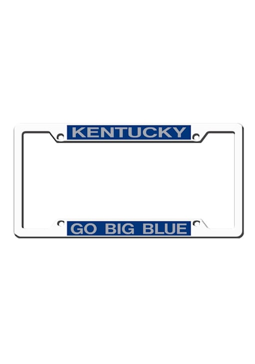 Kentucky Wildcats License Plate Frame - Kentucky Wildcats BLUE Go Big ...
