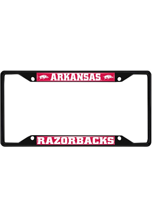 Arkansas Razorbacks License Plate Frame - Arkansas Razorbacks Red Logo ...