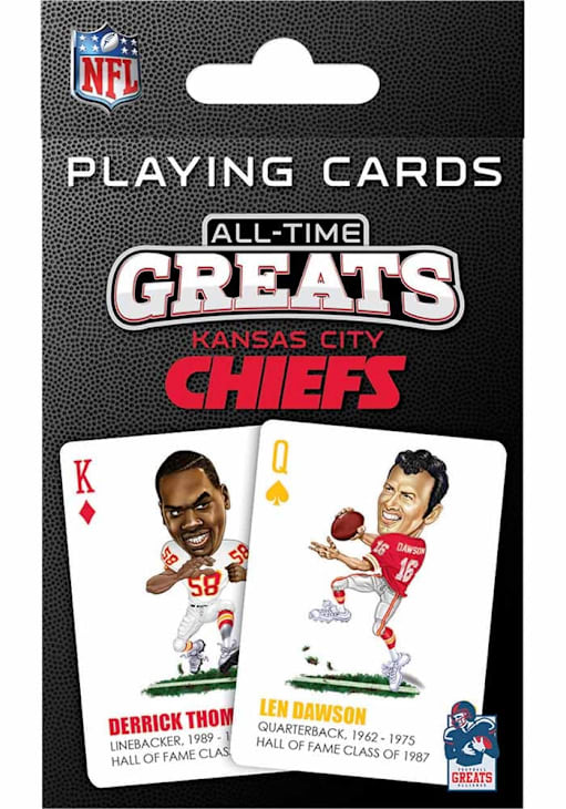 Kansas City Chiefs Souvenir | Kansas City Chiefs Playing Cards Red All ...