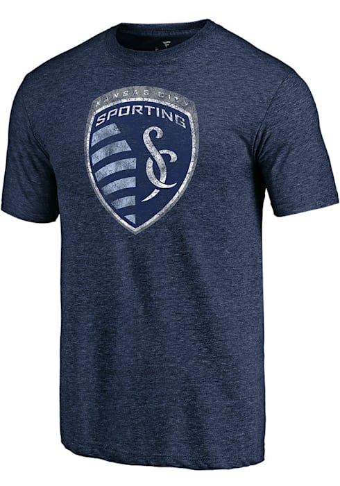 Sporting KC Throwback Logo Short Sleeve Fashion T Shirt