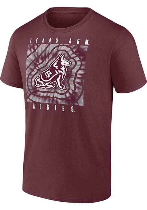 Texas A&M Aggies MAROON Mascot Short Sleeve T Shirt - 172803953