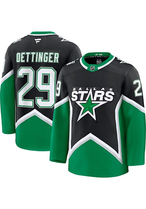 Jake Oettinger Dallas Stars Mens BLACK Alt Hockey Jersey - 172814082