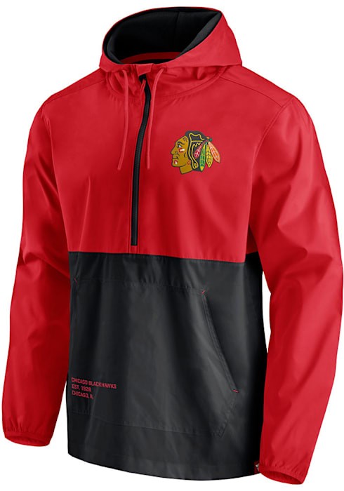 Blackhawks Woven Anorak Pullover Jackets