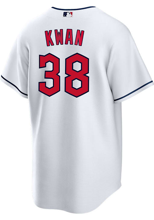 Steven Kwan Cleveland Guardians Mens Replica WHITE Home Jersey - 173200761