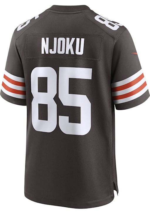 Football Jersey David Njoku Jersey Men's Fanatics David Njoku Orange ...