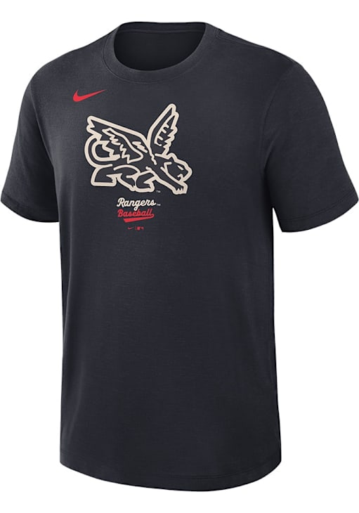 Nike Texas Rangers BLUE City Connect Short Sleeve Fashion T Shirt ...