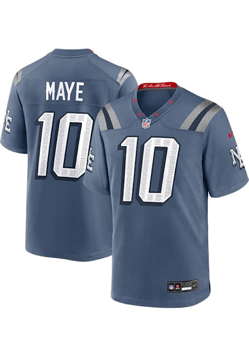 Drake Maye New England Patriots BLUE Alt Game Jersey - 173220293