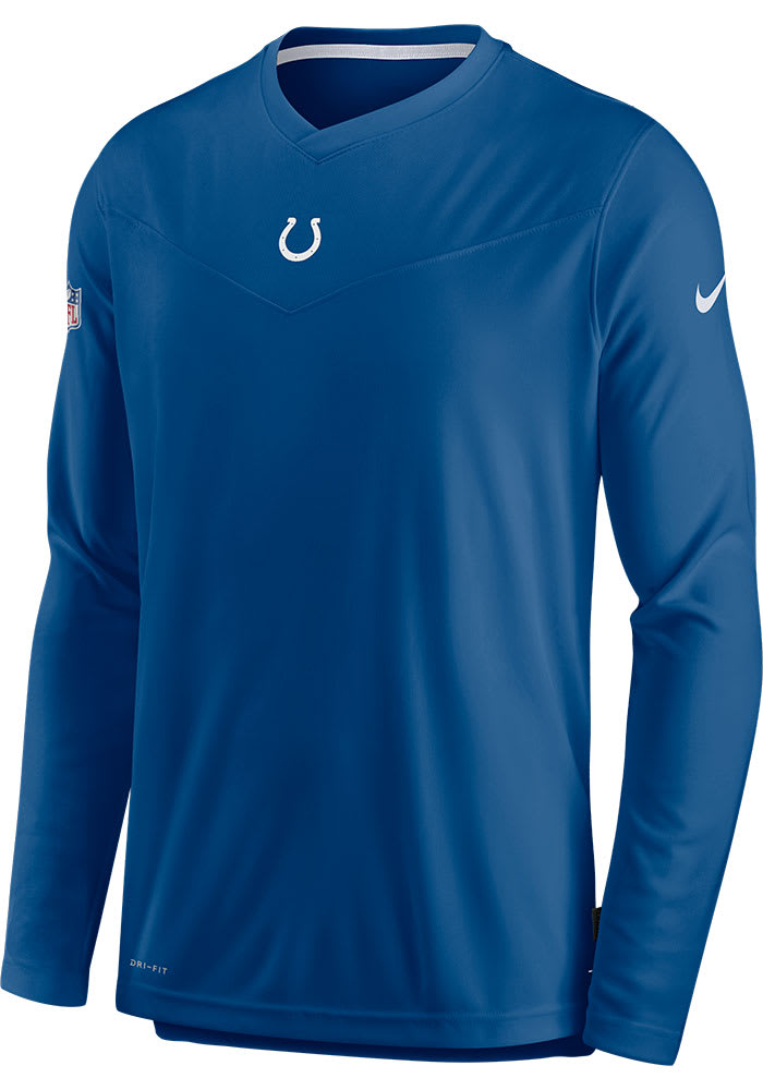 Nike Indianapolis Colts BLUE Top Player UV Long Sleeve T-Shirt