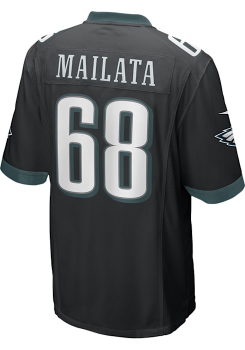 Jordan Mailata Philadelphia Eagles HOME GAME Jersey - Black