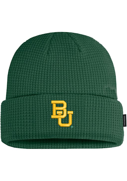 Baylor Bears Nike GREEN Terra Beanie Waffle Knit Hat - 198600368