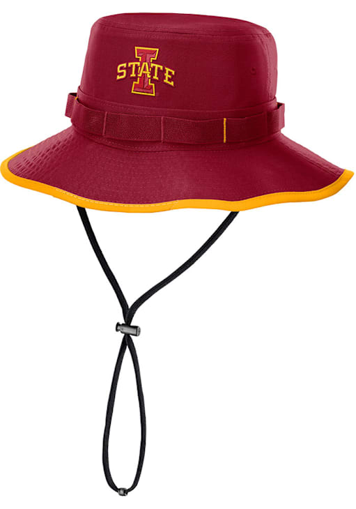 Nike Iowa State Cyclones CRIMSON Boonie Bucket Hat - 198600412