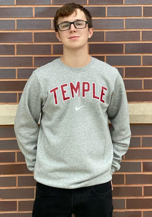 Nike Temple Owls Club Fleece Sweatshirt - Grey