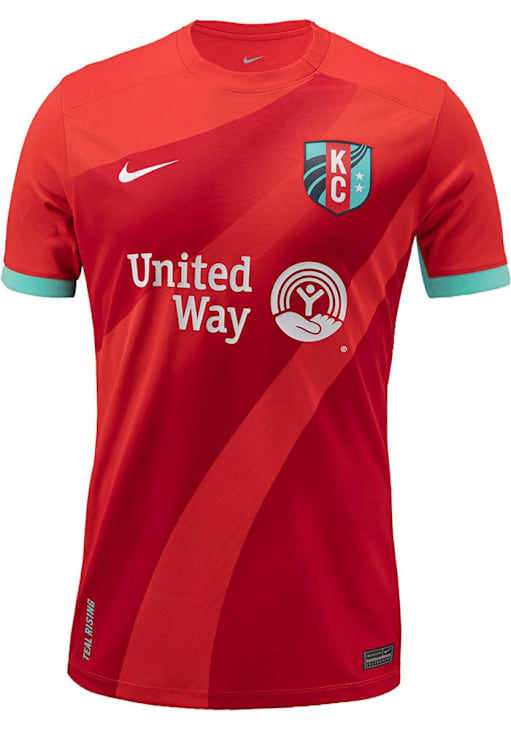 KC Current Mens Nike Replica Soccer RED Primary Jersey - 19865725