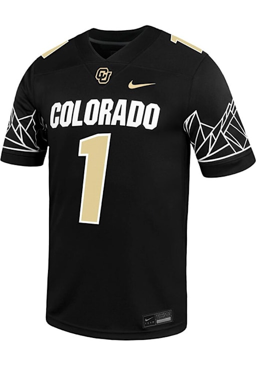 Nike Colorado Buffaloes BLACK Game Replica Jersey - 19867845