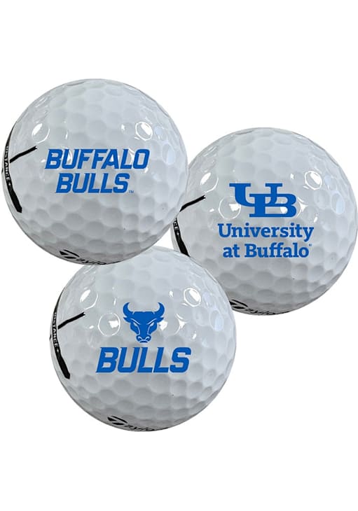 Buffalo Bulls White Multiple Logos team logo Golf Balls - 202627698
