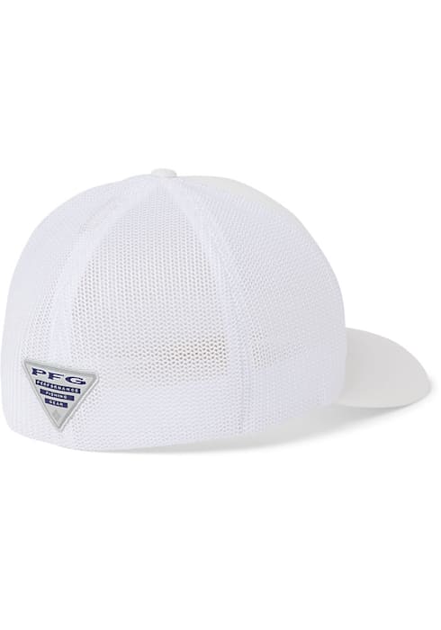 Michigan State Spartans CLG PFG Mesh White Columbia Flex Hat