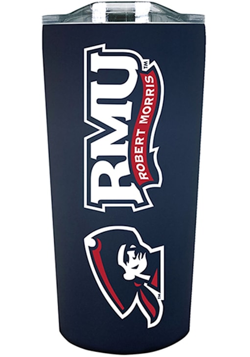 Robert Morris Colonials NAVY Team Logo 18oz Soft Touch Stainless Steel ...