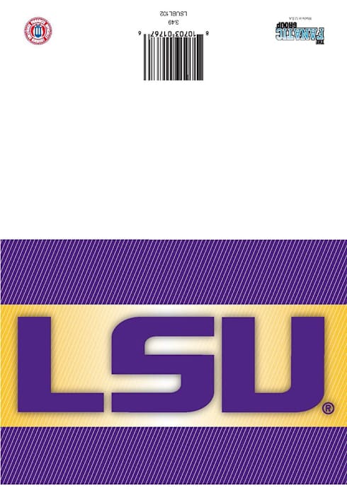 LSU Tigers LSU Blank card Card