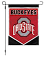 Ohio State Buckeyes 12.5x18 Applique Garden Flag