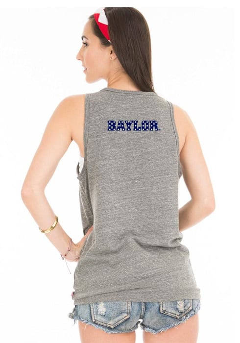 Baylor Bears Juniors Grey The Tyger Tank Top
