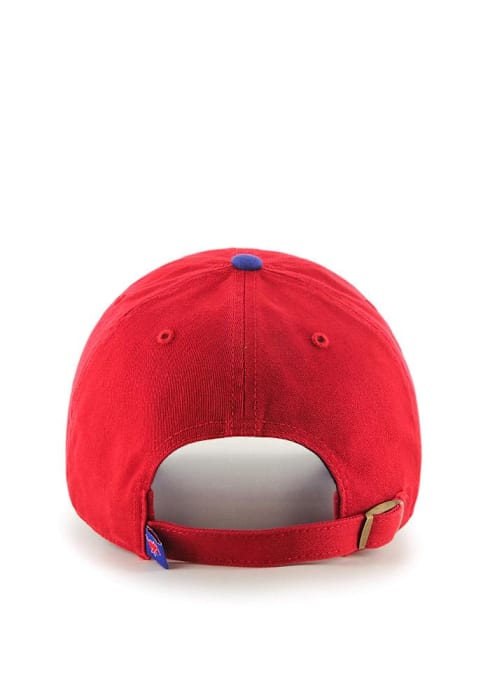 47 SMU Mustangs Clean Up Adjustable Hat - Red