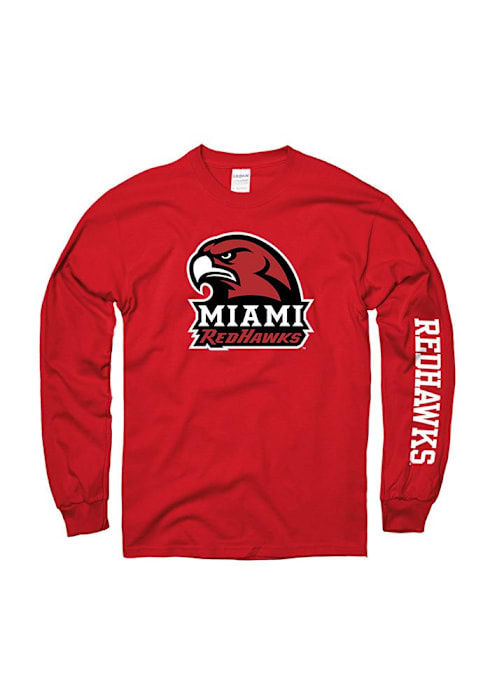 Redhawks Logo Long Sleeve T Shirt